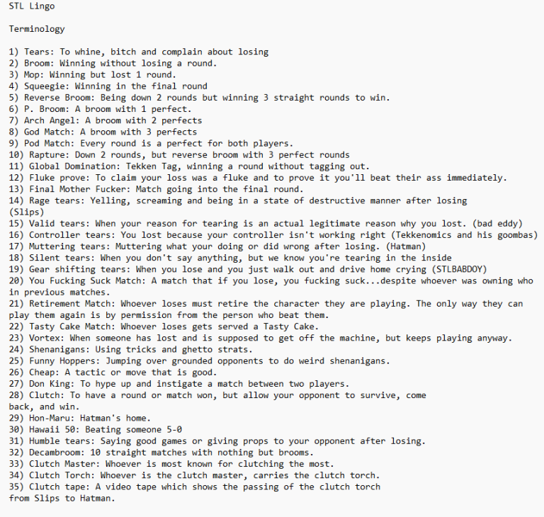 RIP Brad “Slips” Vitale – Them's fighting words!!